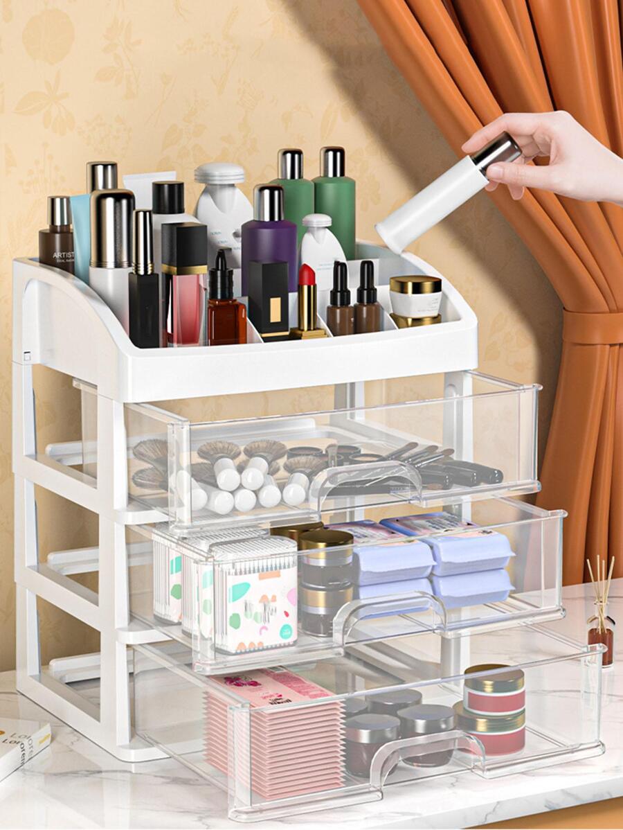 1pc Makeup Desktop Storage Box | SHEIN