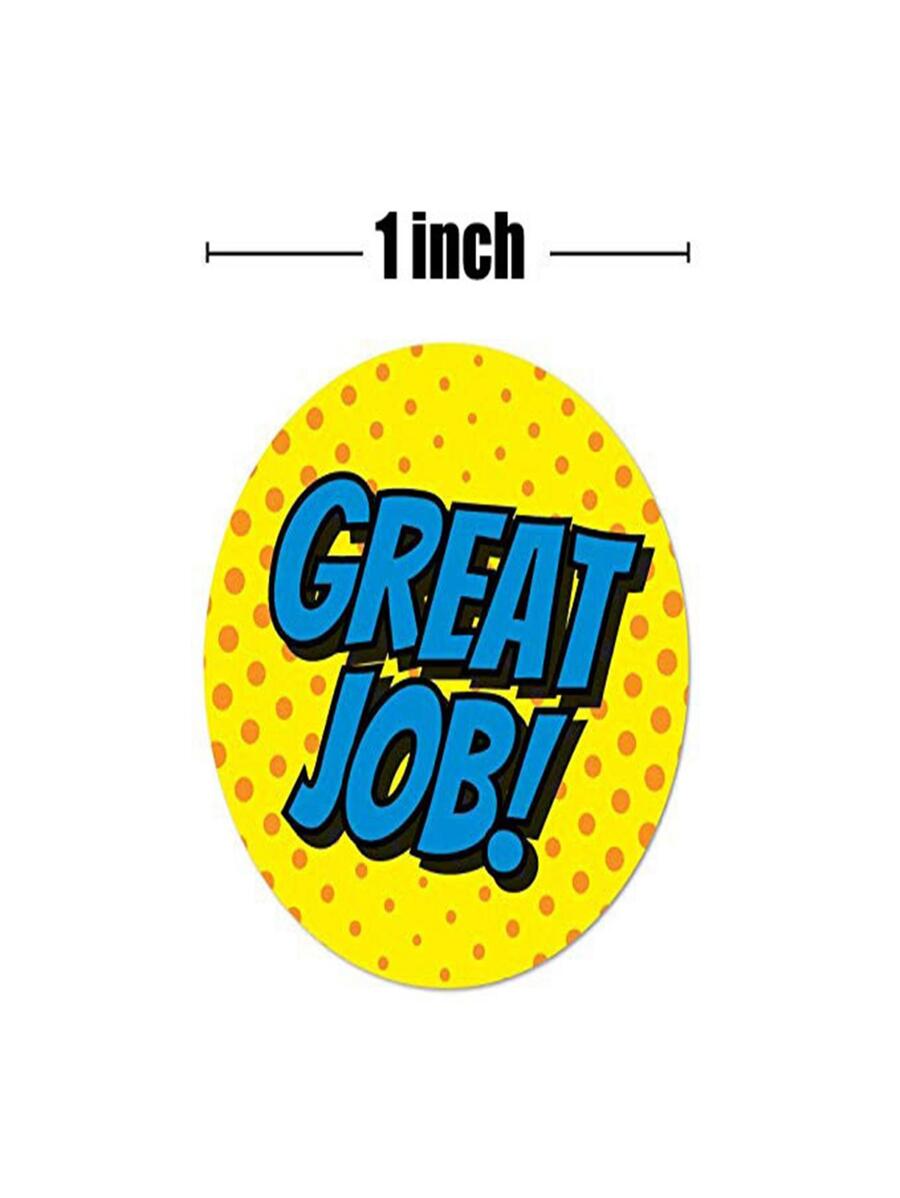 500pcs/roll 1inch Cartoon Reward Stickers, 2.5x2.5cm Kids Praise ...