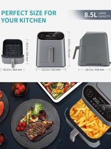 Air Fryer 9 Quart 6-in-1 Electric Hot XL Airfryer Oven Oilless Cooker ...