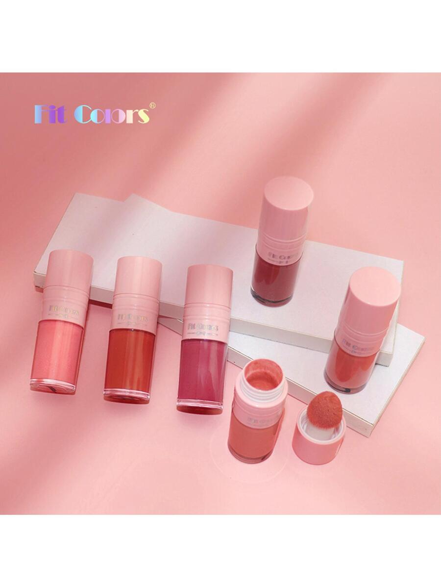 Fit Colors Liquid Blush,1Pc Highly Pigmented Liquid Blush Long-Wearing ...