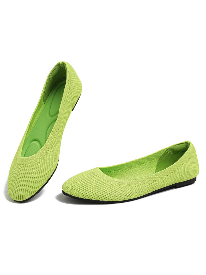 Lime Green Pointe Shoes
