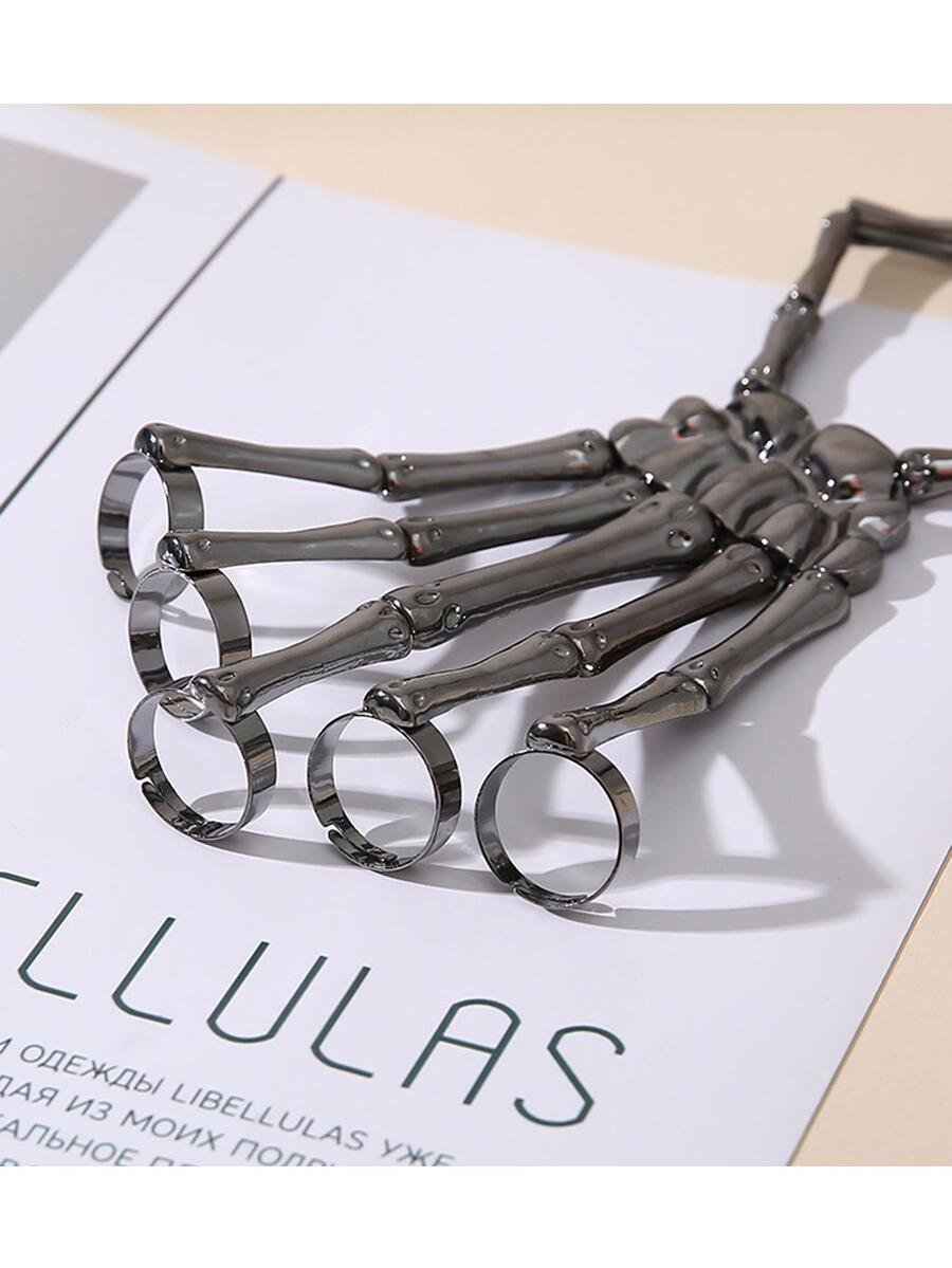 Skeleton Hand Design Mittens Ring | SHEIN USA