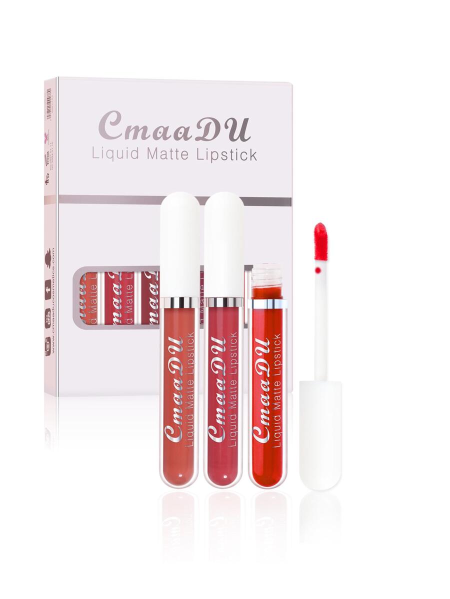 Matte Lip Gloss Set, 6Pcs/Set Long-Lasting Liquid Lipstick Kit Lip ...