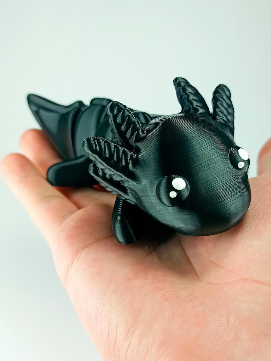 Flexible Baby Axolotl Toy Figure Baby Axolotl Articulated Axolotl Room ...