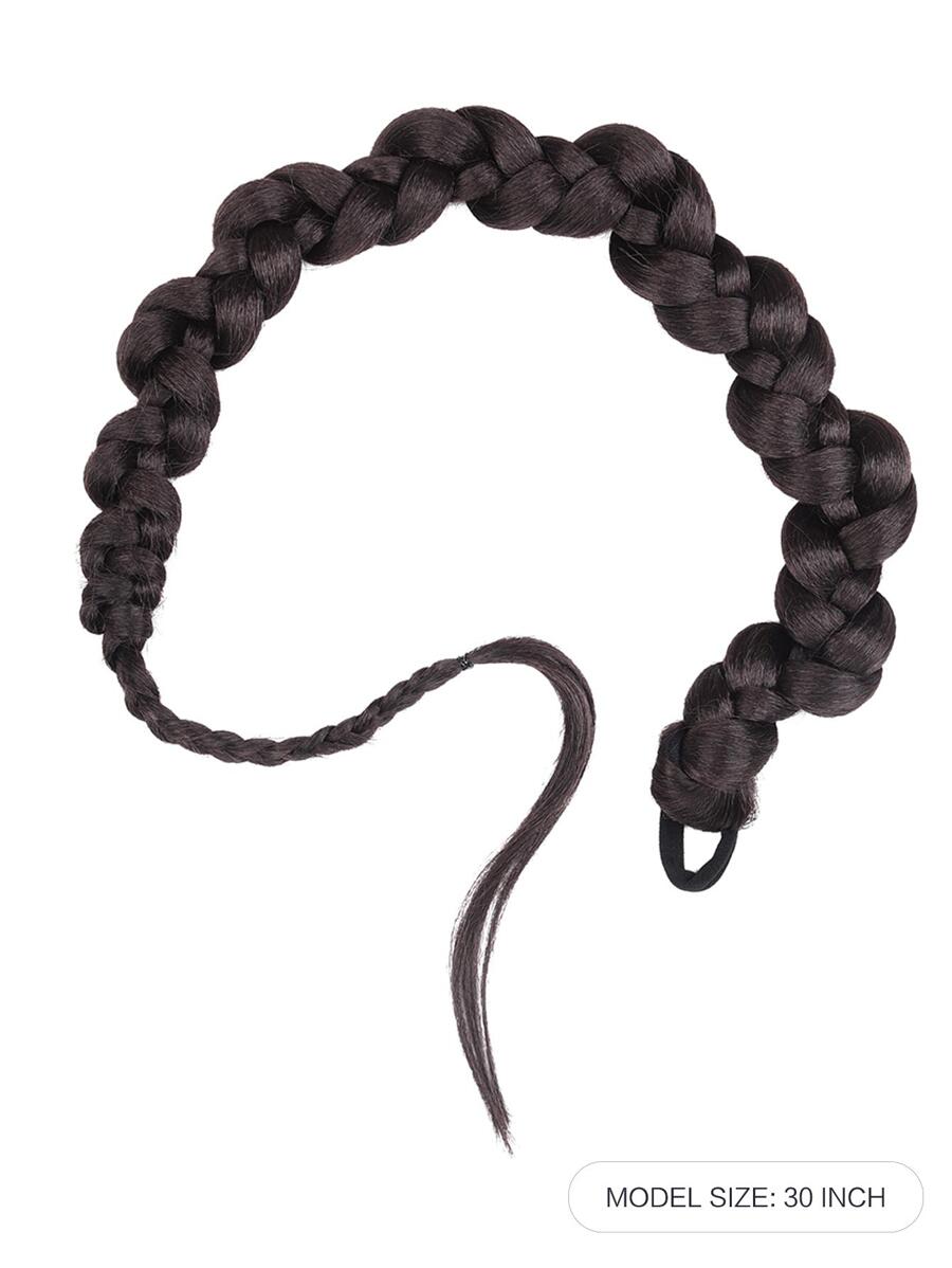 30 inch Ponytail Extensions Synthetic Boxing Braids Wrap Around Bun ...