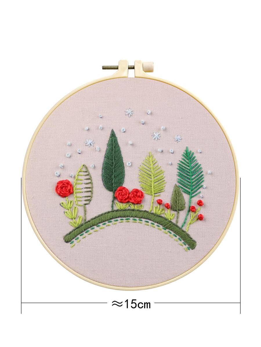 Plants Design Hand Embroidery Kit | SHEIN EUR