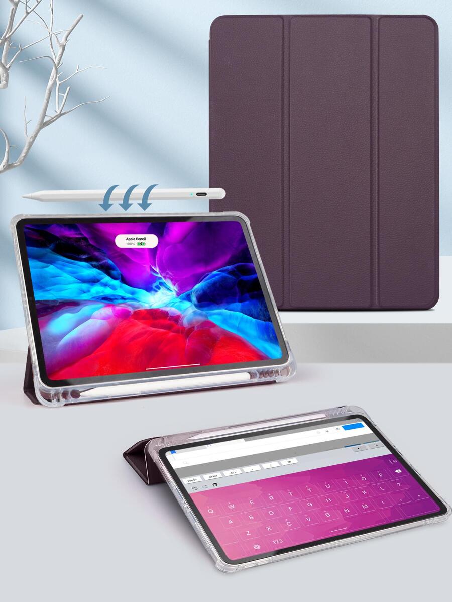 1pc Solid Case Compatible With iPad | SHEIN USA