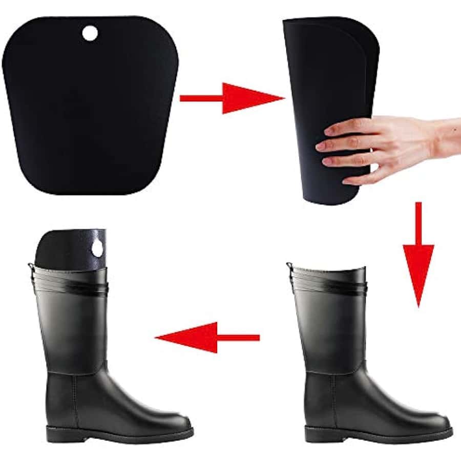 4 Pieces Boot Shapers Form Inserts Breathable Boots Support for Men or ...