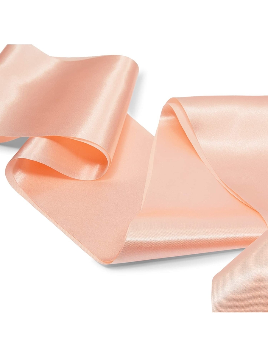 Shell Pink Satin Sashes for Pageants, Bachelorette Party, Prom (4 x 33 ...