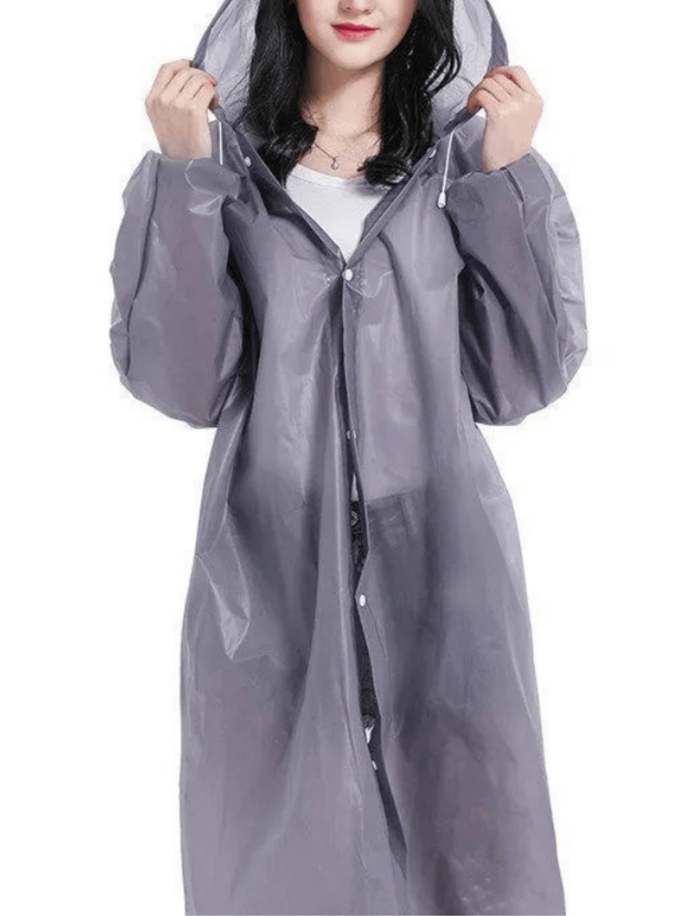 Long Raincoat Full Body Protection Anti-storm Transparent Thickened ...
