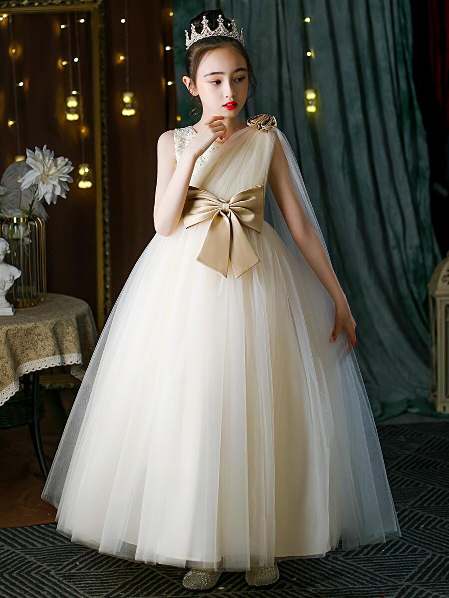 Tween Girl Butterfly Tulle Valentine's Day Party Princess Dress ...