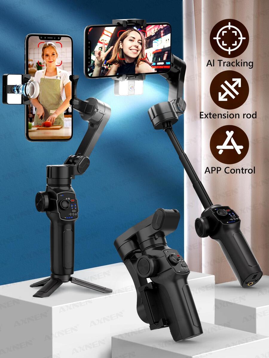 Gimbal Stabilizer for Smartphone, w/Independent AI Tracking Sensor ...
