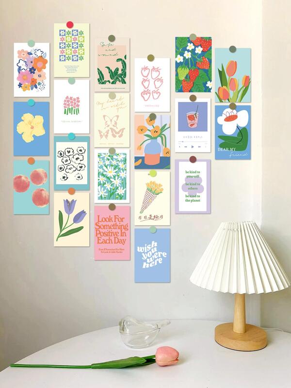 30pcs S Danish Pastel Posters, Danish Pastel Wall Collage Kit, Pastel Danish Room Decor, Wall ...