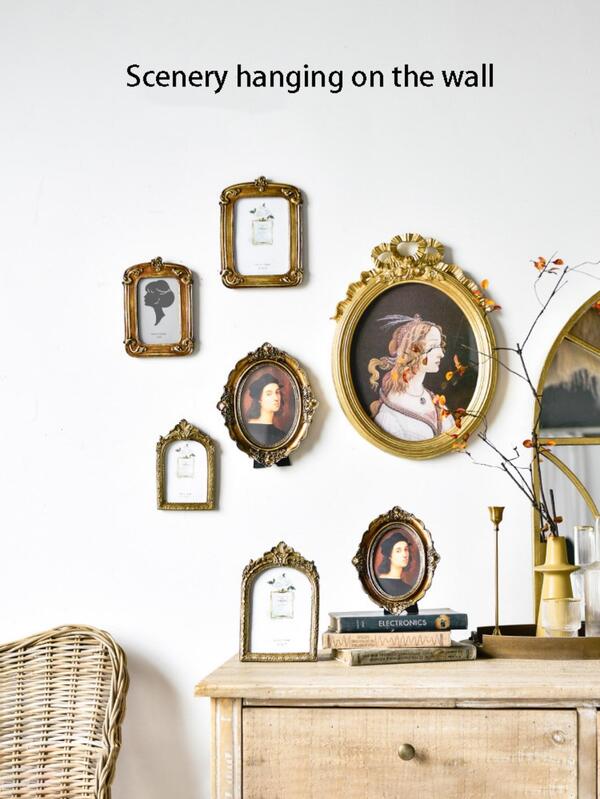 1pc Vintage Relief Retro Photo Frame | SHEIN USA