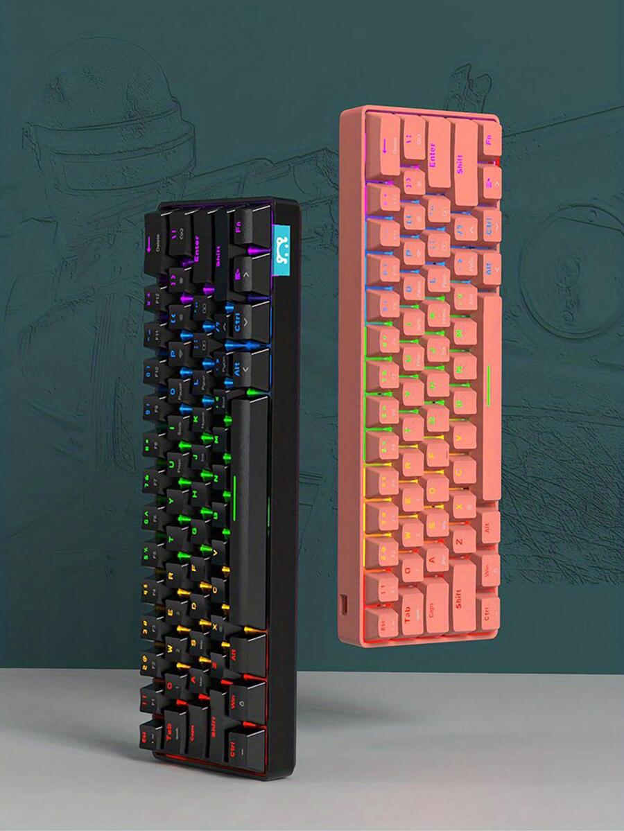 AJAZZ DAIDAI STK61 red axis (red switch) wired Bluetooth mechanical ...