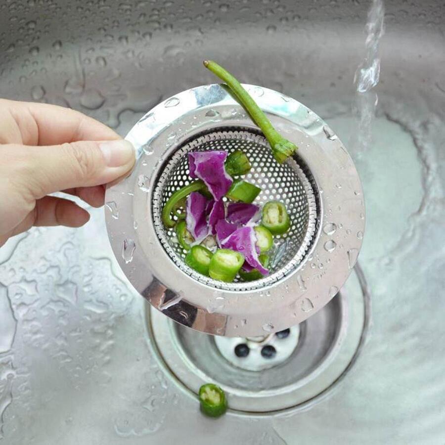 1pc kitchen sink filter, stainless steel sink drain filter, 4.5in ...
