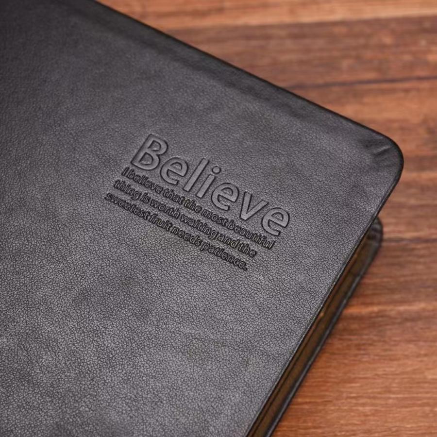 360 Sheets Extra Thick Notebook, Black Vintage Creative Journal | SHEIN USA