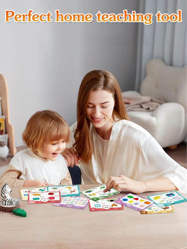 Hapyland 70PCS Phonics Flash Cards Kindergarten with Sorting Rings ...