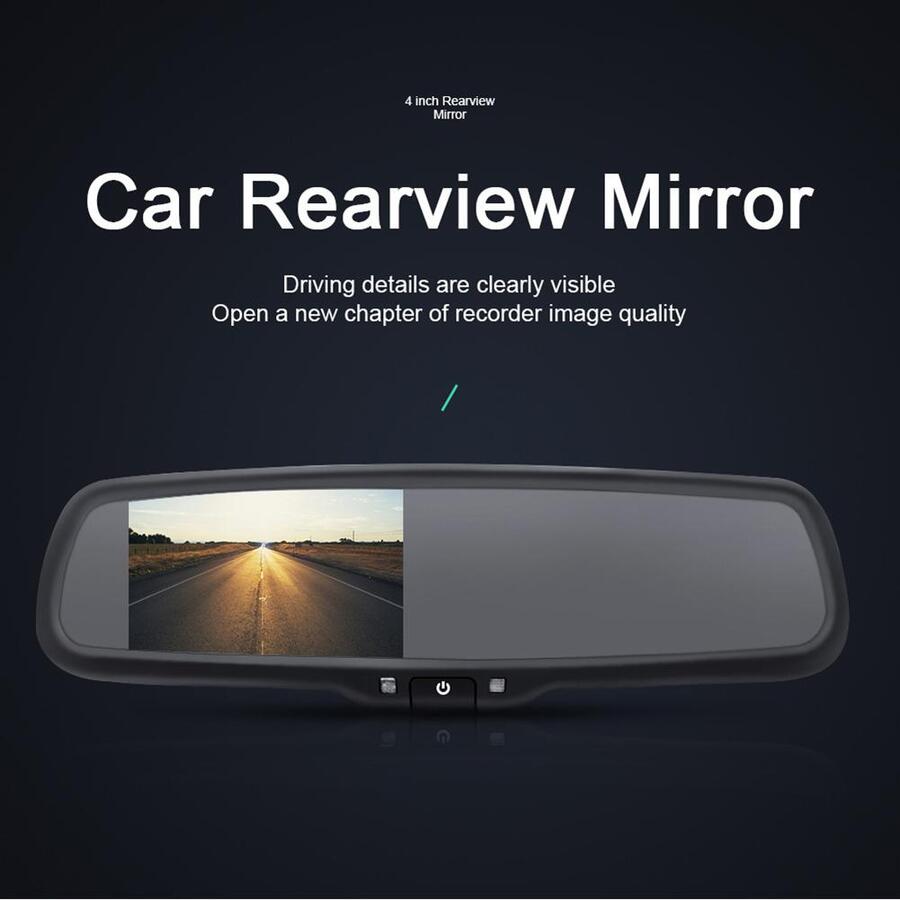 Car Backup Rear View Camera 4.3 Inch Mirror Monitor High Brightness ...
