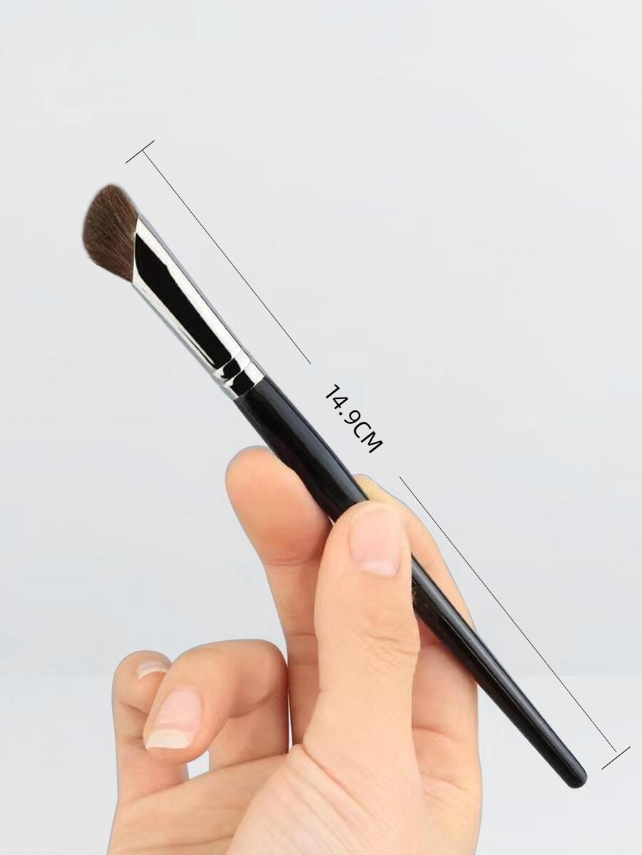 2pcs Black Soft Brush Hair Contour Nose Shadow Brush, Crown Contour ...