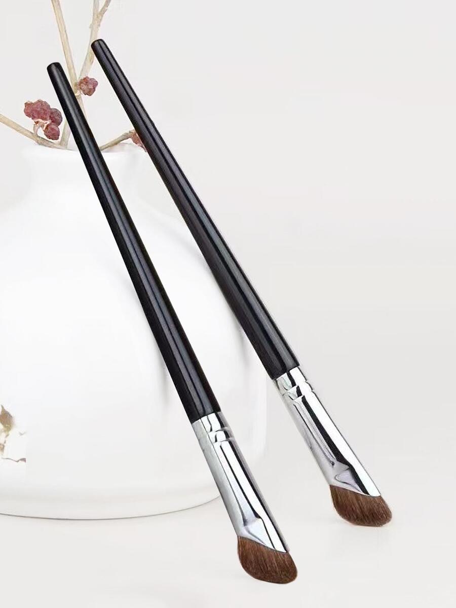 2pcs Black Soft Brush Hair Contour Nose Shadow Brush, Crown Contour ...