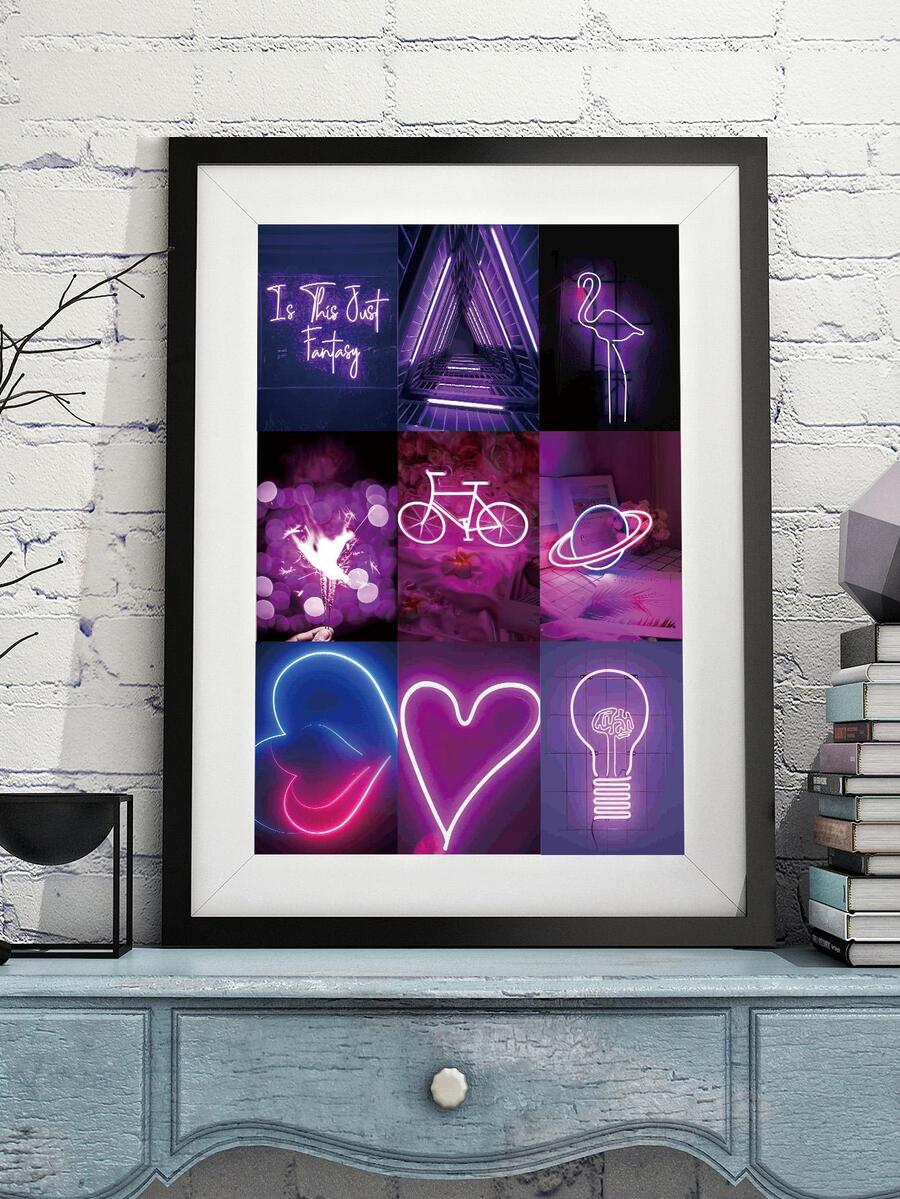 50pcs Purple Wall Collage Kit Aesthetic Pictures, Bedroom Decor for ...