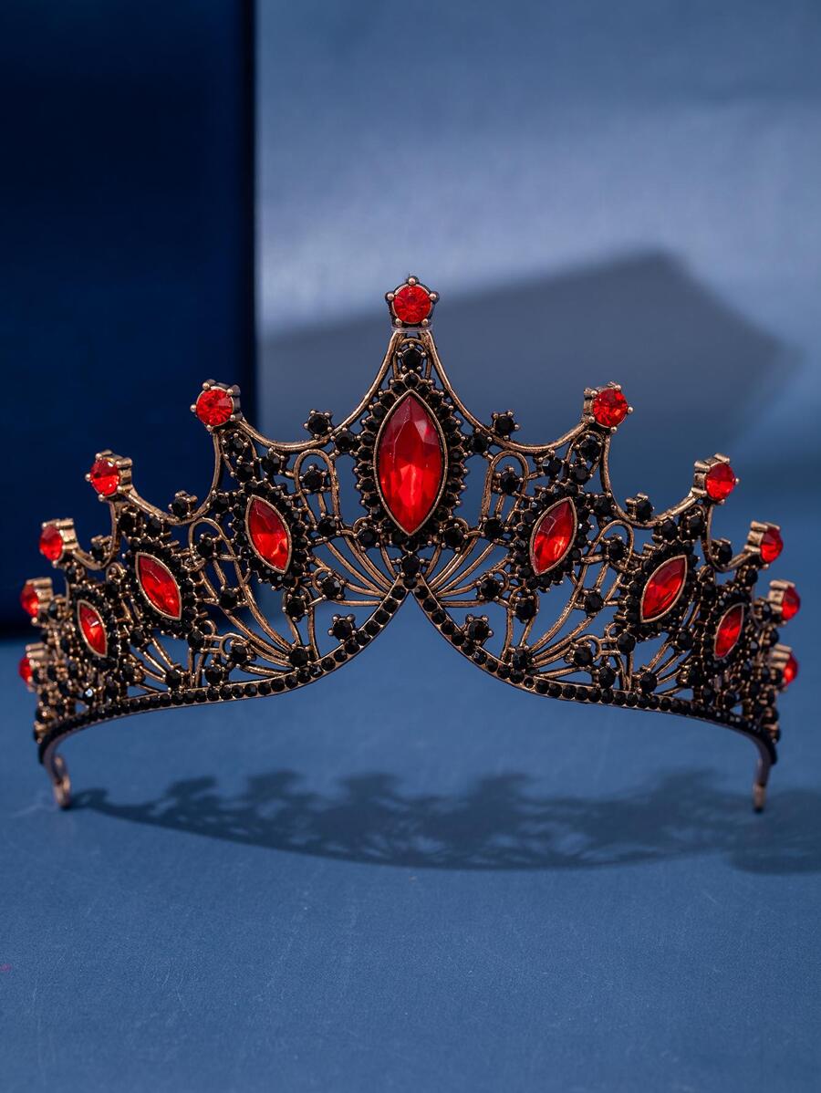 Black Queen Crowns For Women, Rhinestone Wedding Crowns And Tiaras ...