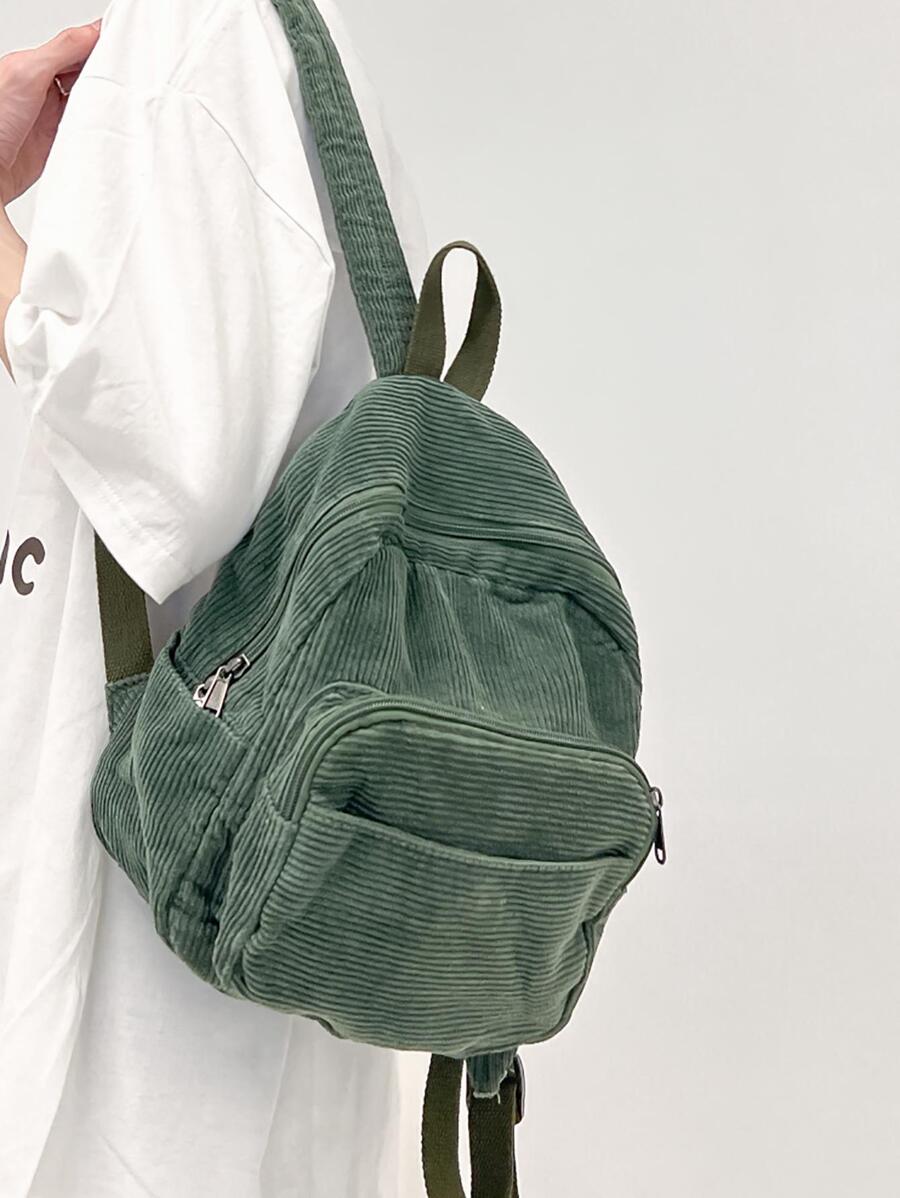 Fashionable Classic Small Corduroy Women's Backpack | SHEIN USA