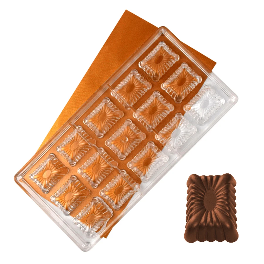Polycarbonate Chocolate Mold for Candy Bonbons Bar Sweet Baking ...