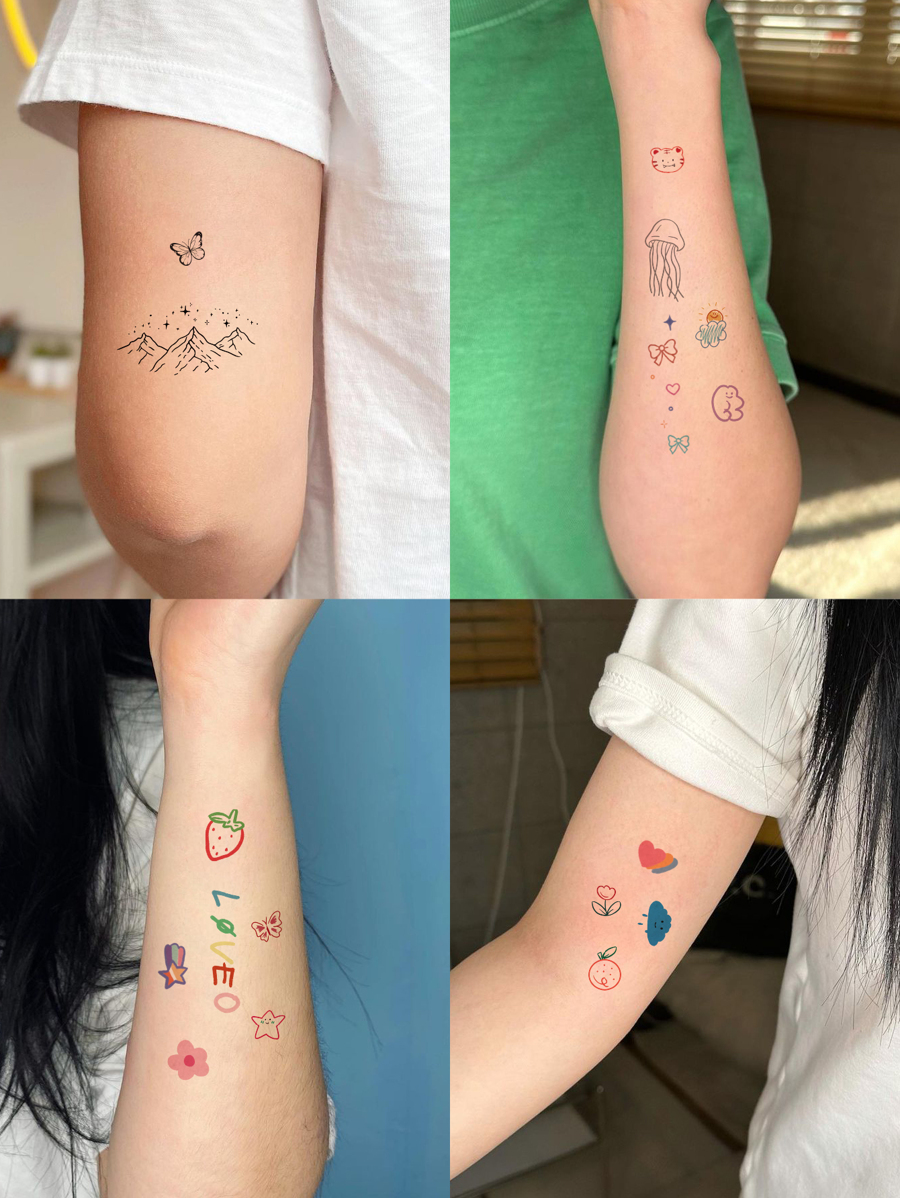 Finger & Wrist Small Tattoo Sticker Set | SHEIN USA