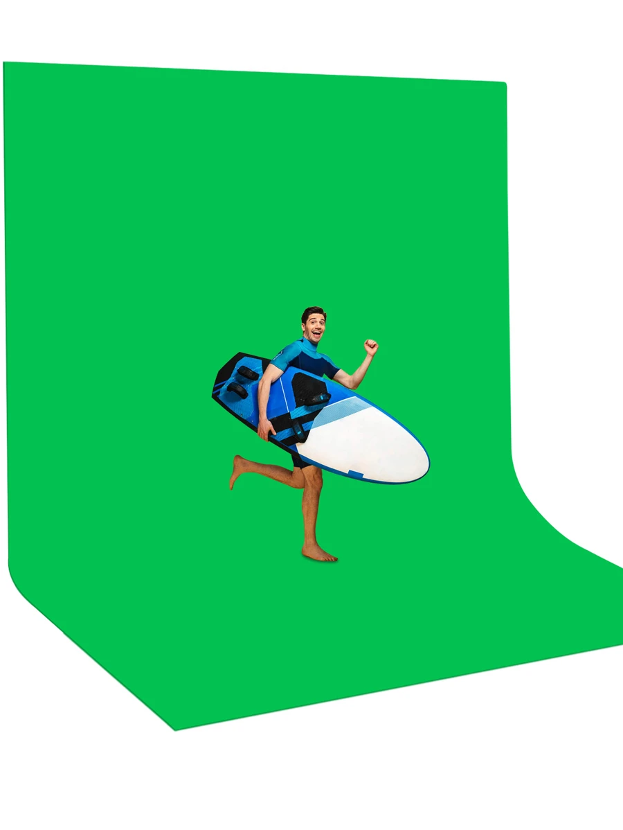 12 X 10 FT Large Green Screen Backdrop for Photography, GreenScreen ...