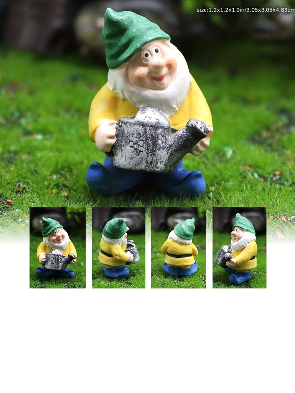 Mini Gonk Garden Set, 7pcs Gonk Resin Statue | SHEIN UK