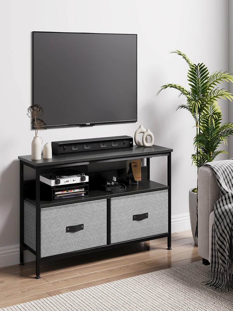 Multi-Functional TV Stand with Storage, 50-Inch Entertainment Center ...