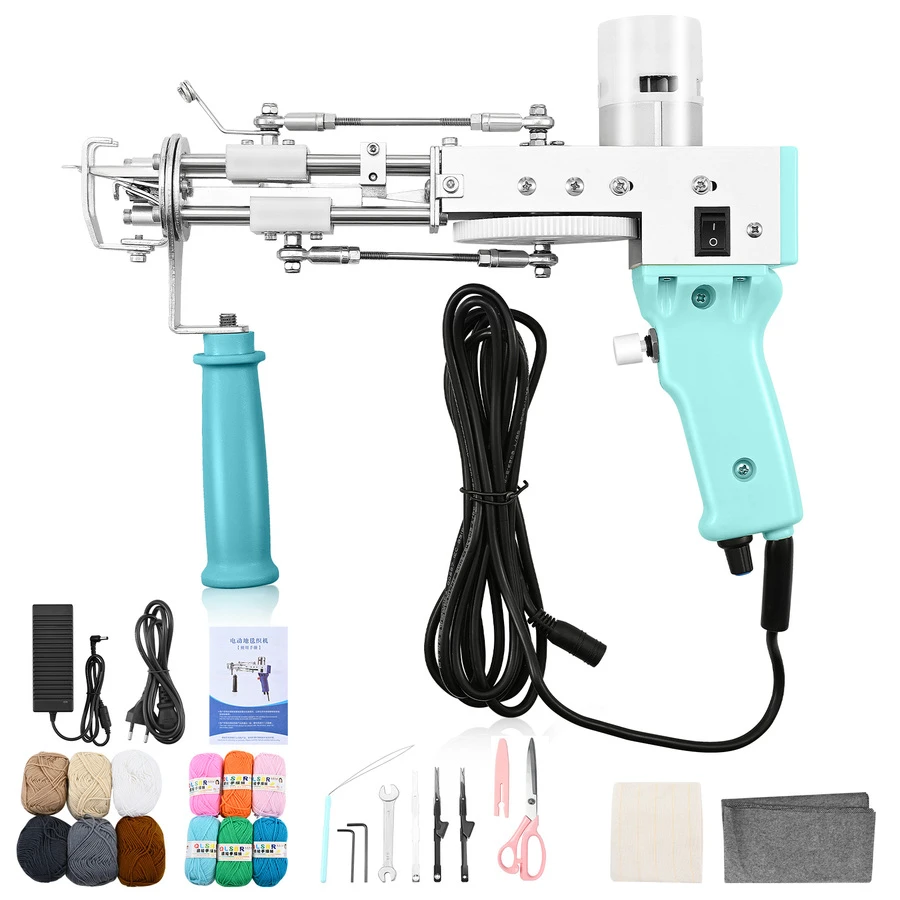 Tufting Gun, 2 in 1 Rug Gun Cut Pile and Loop Pile Rug Tufting Gun Kit ...