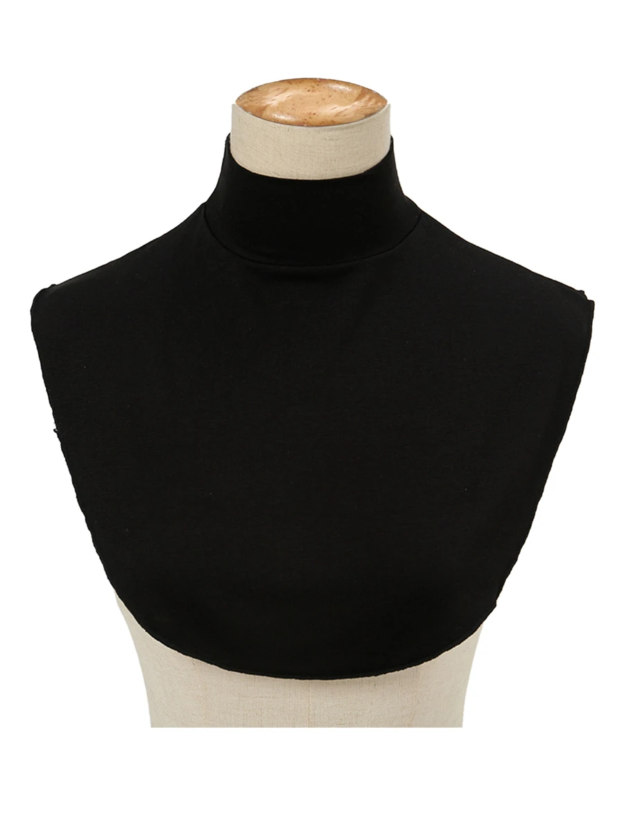 Awegeo Women's Detachable Mock Turtleneck Dickey Collar - Solid-Stripe ...