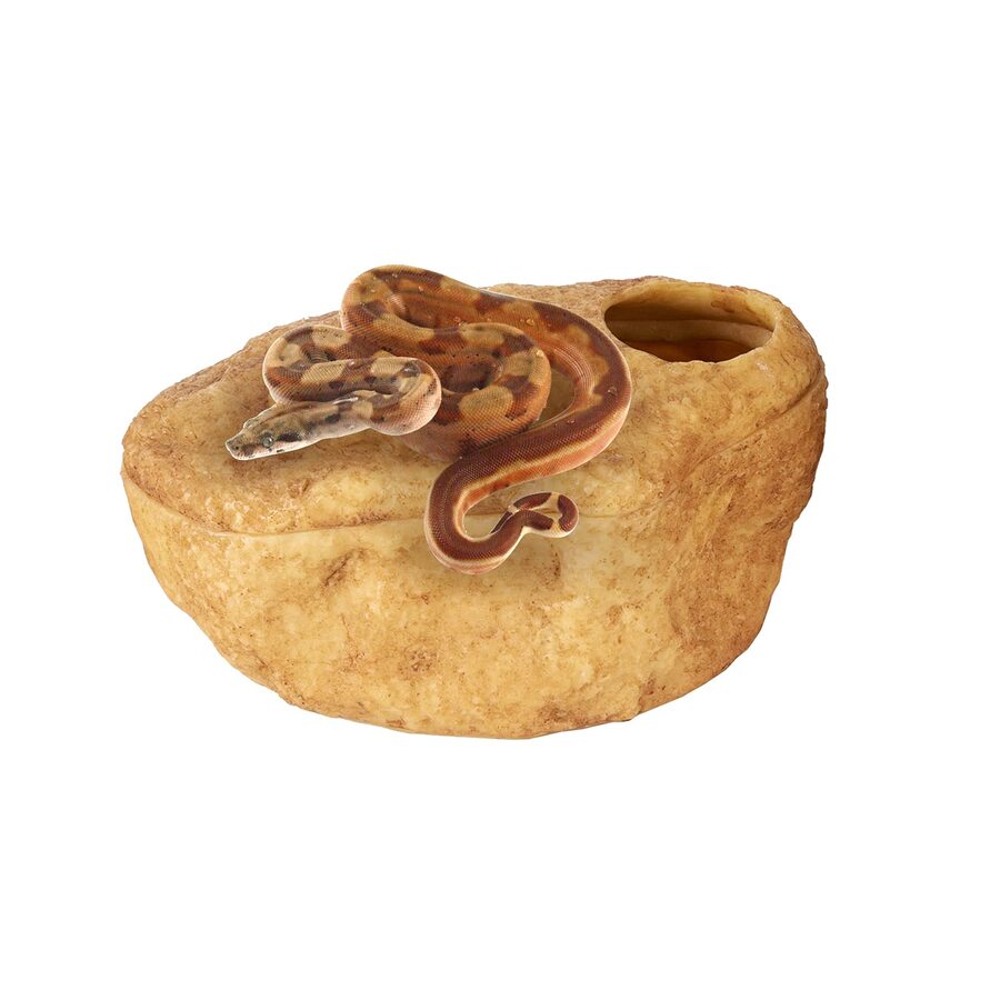 Reptile Hide Cave, Snake Cave And Hides, 3-In-1 Magnetic Attraction ...