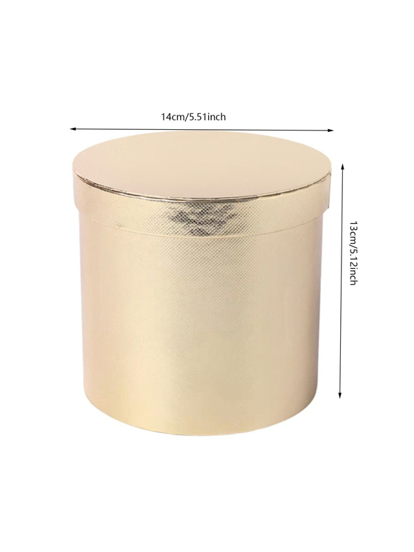 1pc Gold Flower Wrap Bucket | SHEIN USA