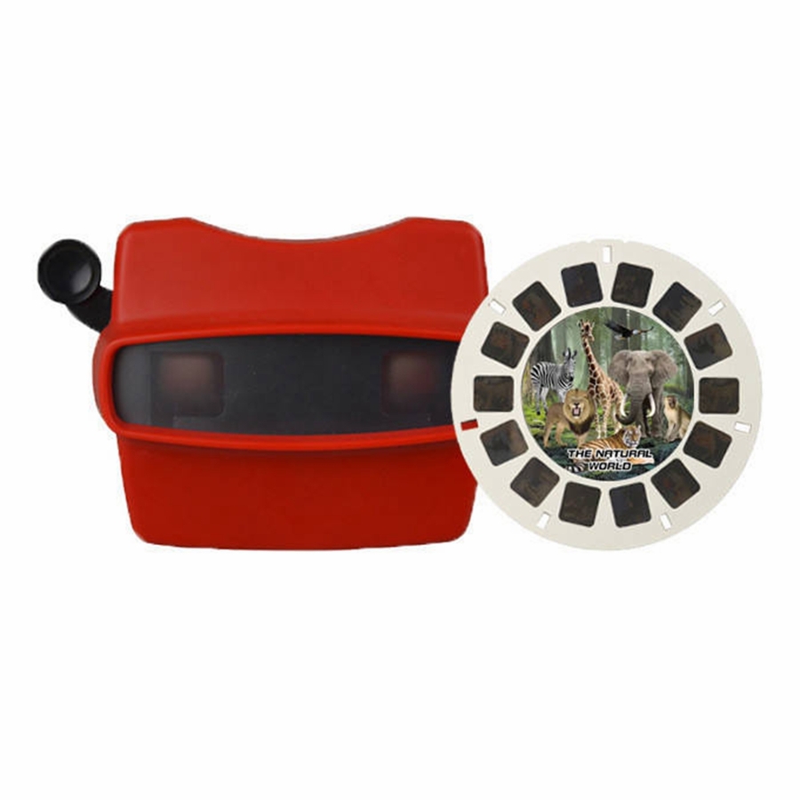 Red VIEW-MASTER DISCOVERY KIDS Dinosaurs Marine Safari Animals Viewer ...