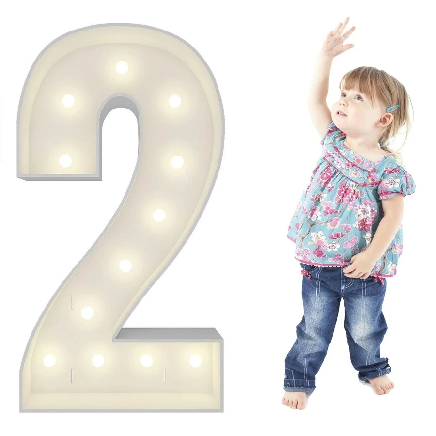 JoyBox Design 4FT Marquee Light Up Numbers Pre-Cut Frame Giant Marquee ... JoyBox Design 4FT Marquee Light Up Numbers Pre-Cut Frame Giant Marquee ...