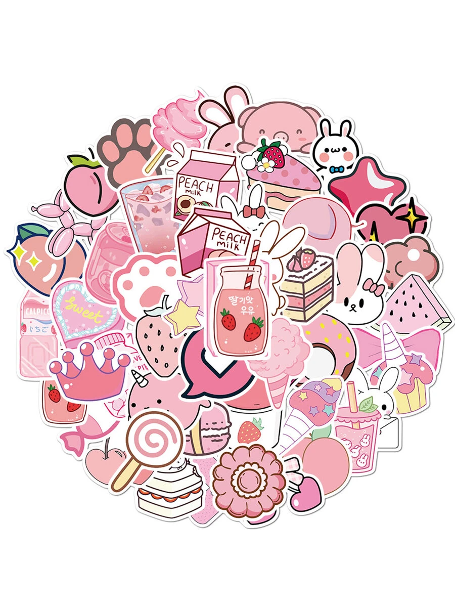 50pcs New Cartoon Graffiti Stickers | SHEIN USA