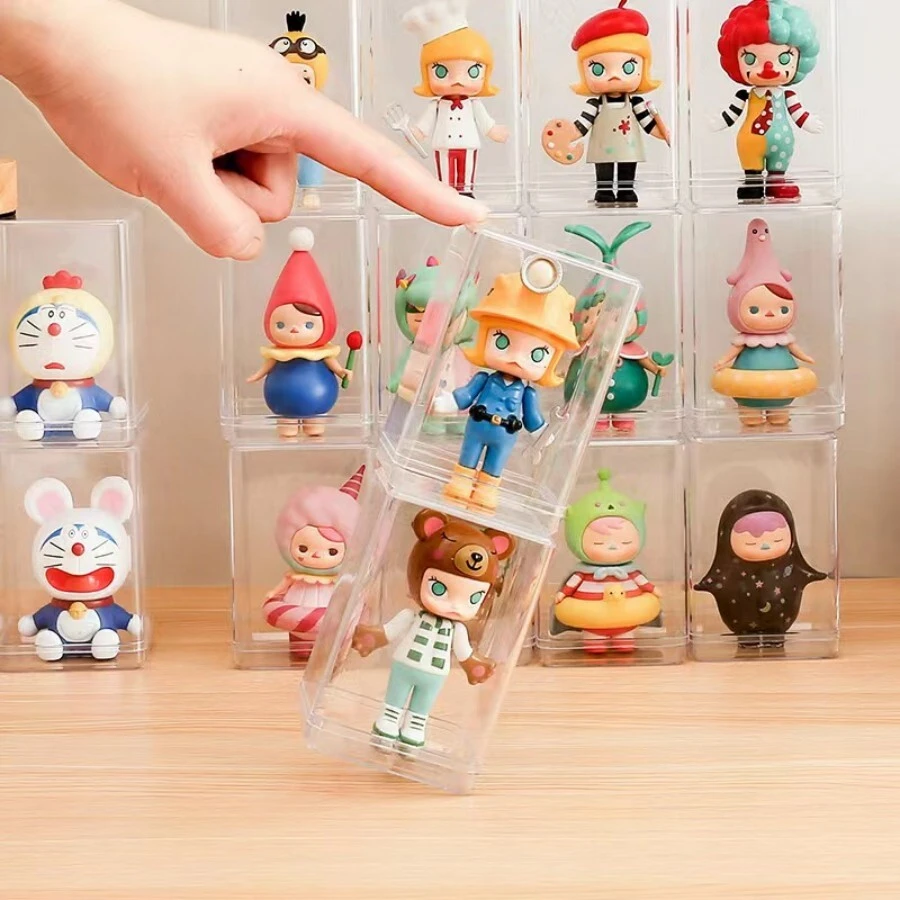 Single Transparent Dustproof Large Blind Box Storage Display Rack ...