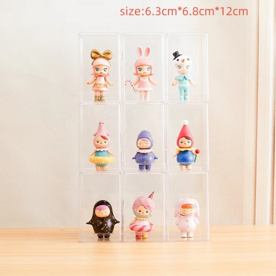 Single Transparent Dustproof Large Blind Box Storage Display Rack ...