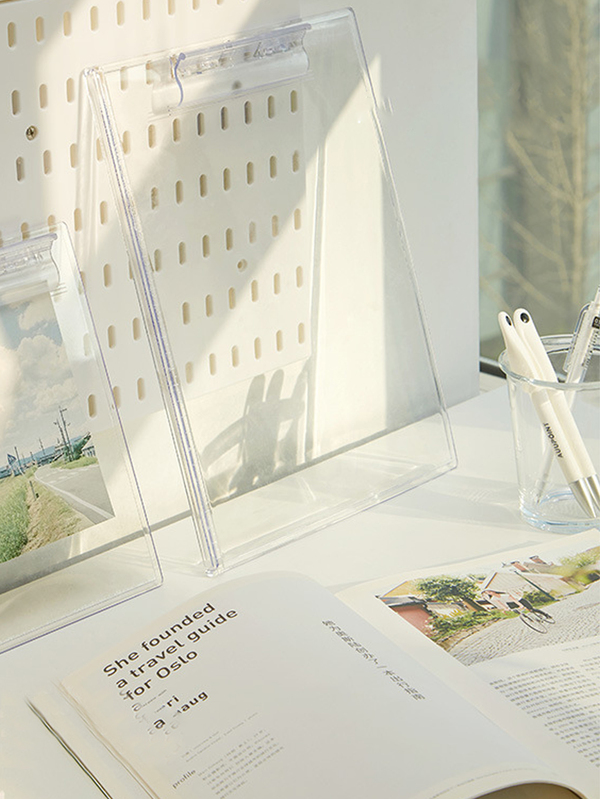 A4 Transparent Acrylic Document Folder For Exam Papers, Homework, Files ...