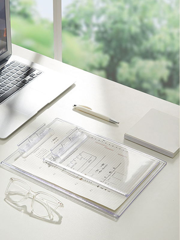 A4 Transparent Acrylic Document Folder For Exam Papers, Homework, Files ...