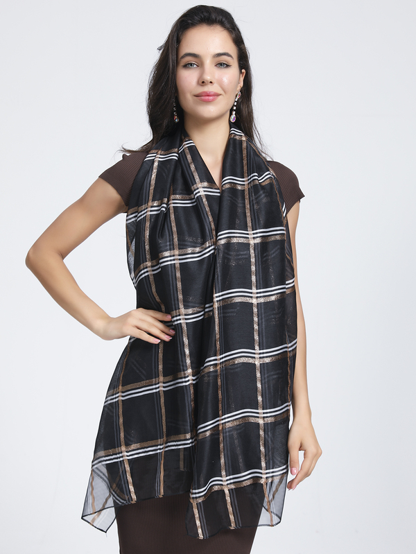 Plaid Pattern Scarf | SHEIN USA