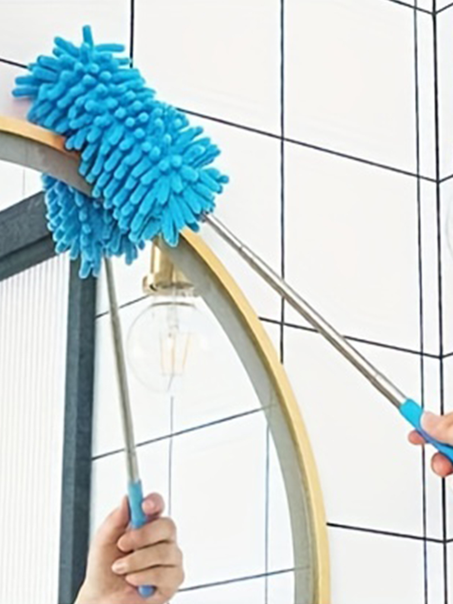 1pc Stainless Steel Small Duster For Household Cleaning, Extendable ...