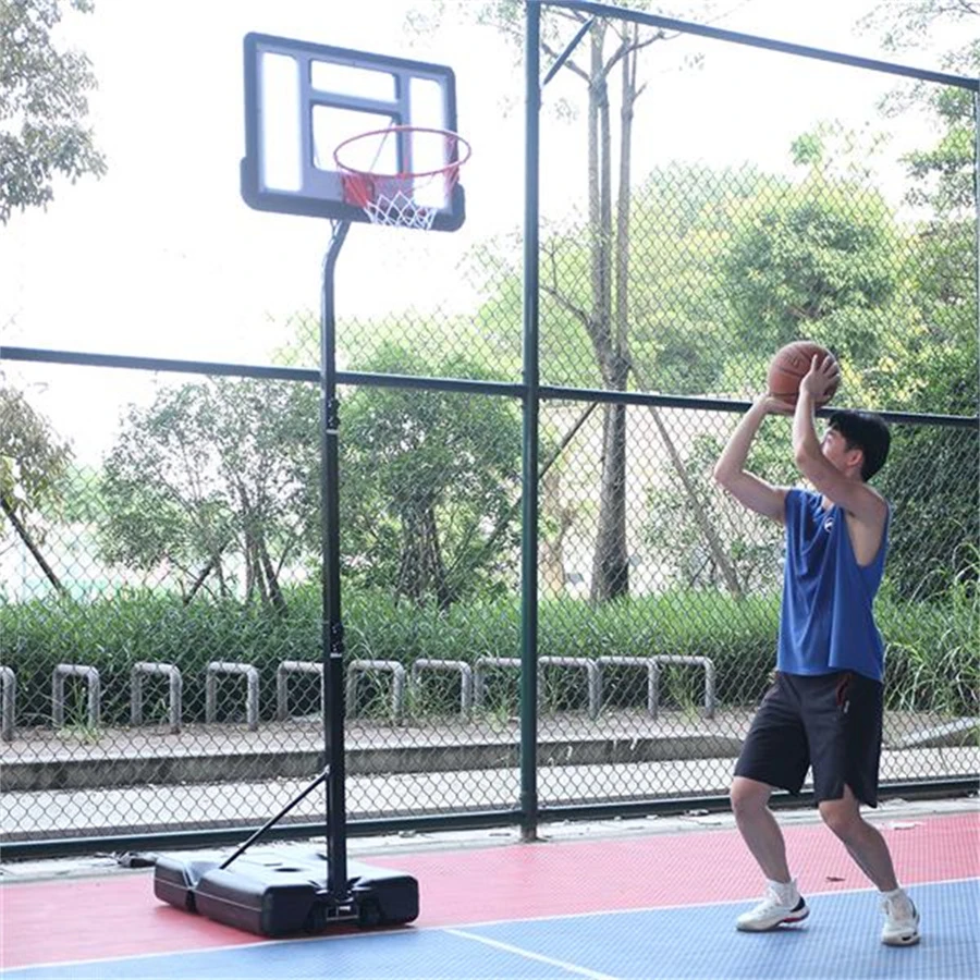 Portable Removable Basketball System Basketball Hoop Teenager PVC ...
