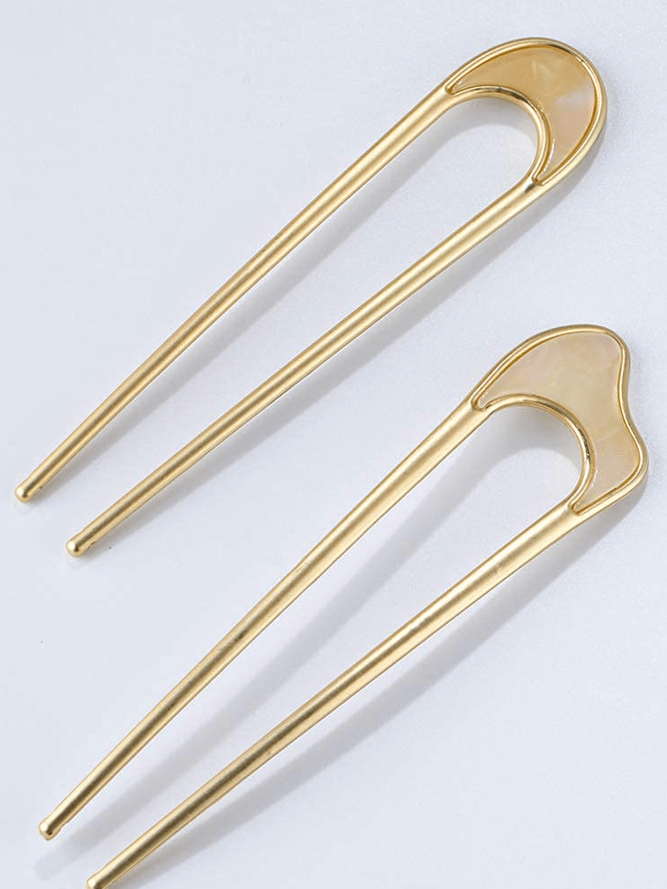 U-Shaped Hair Pins Metal Vintage Hair Sticks French Hair Pin Hairstyle ...