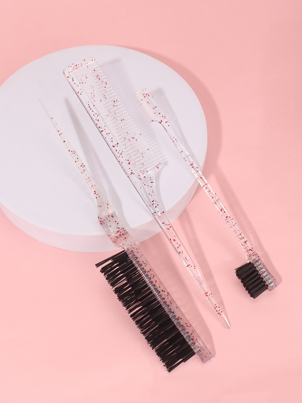 Rat Tail Comb,3Pcs Glitter Hair Styling Comb Set Pointed Tail Comb ...
