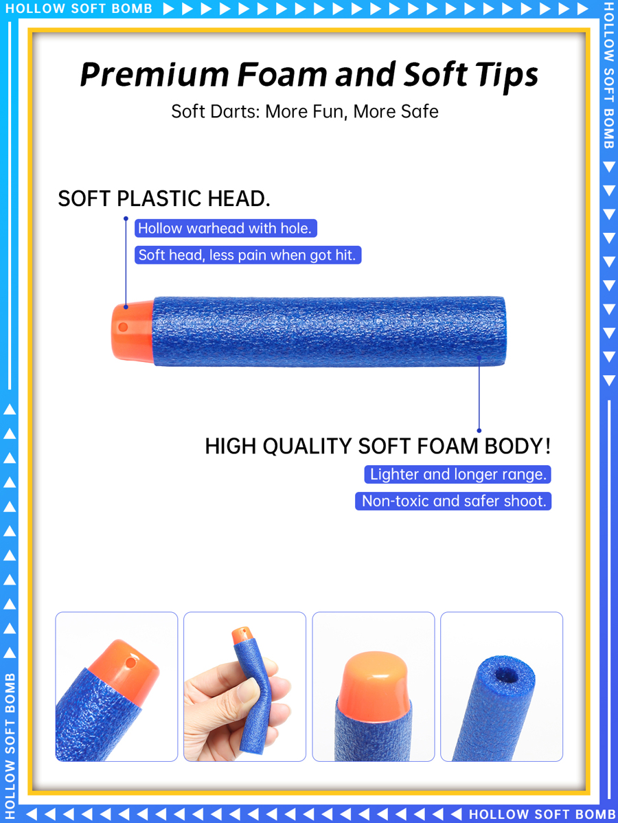 50-Dart Bullets Refill Pack for Nerf N-Strike Elite 2.0 Series ...